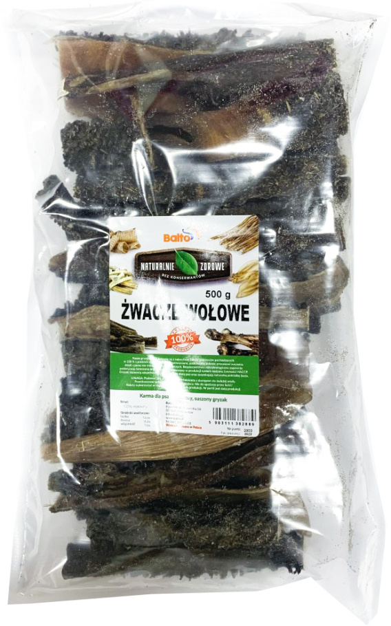 Balto Żwacze wołowe 500g | sklep psiedobre.pl
